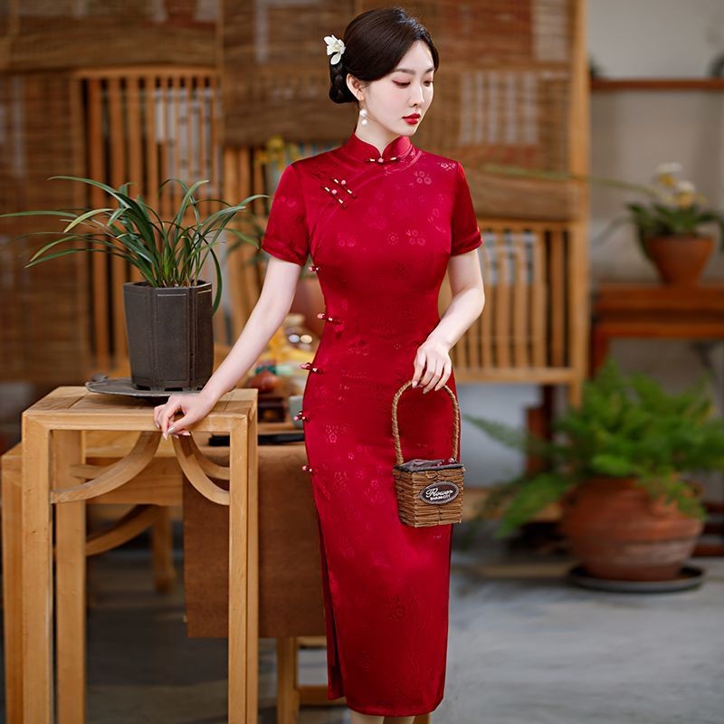 Ready Stock Ladies Improved Cheongsam Traditional Dress High-End ...