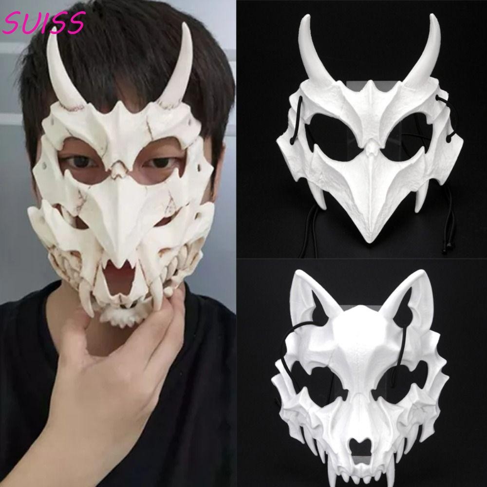 SUISS Halloween Bone Skull Masks Halloween For Adult Children Cosplay ...