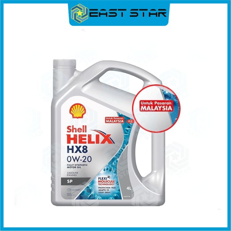 Shell Helix ECO 0W20 Fully Synthetic Engine Oil (3.5L) 0W-20 (Untuk ...