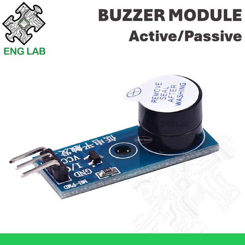 ENGLAB★Active And Passive Buzzer Module, Low Level Trigger, Beeper, Alarm Module | Shopee Malaysia