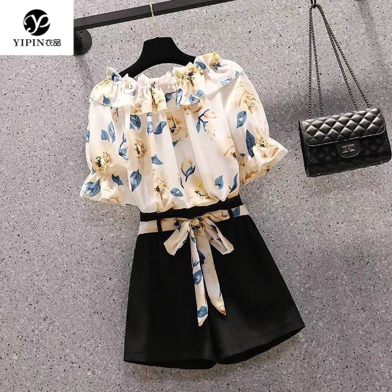 快速出货【40-150kg 胖女孩套装】单件/套装2023夏大码女200斤女胖妹妹两件套遮肚显瘦短裤套装 M-5XL fat oversize bighsize suit | Shopee ...