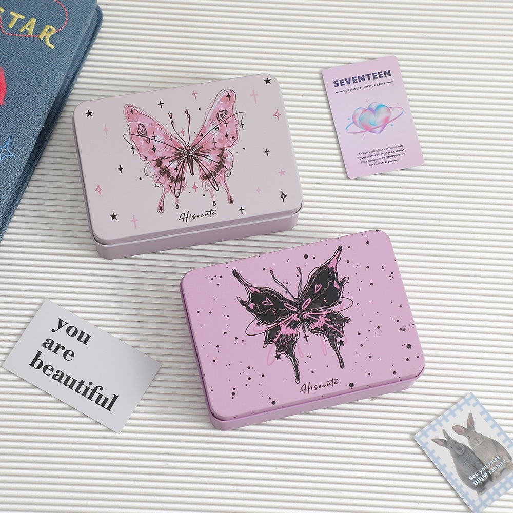 Original Aesthetic Star Bear Iron Box Photocard Toploader Desk ...