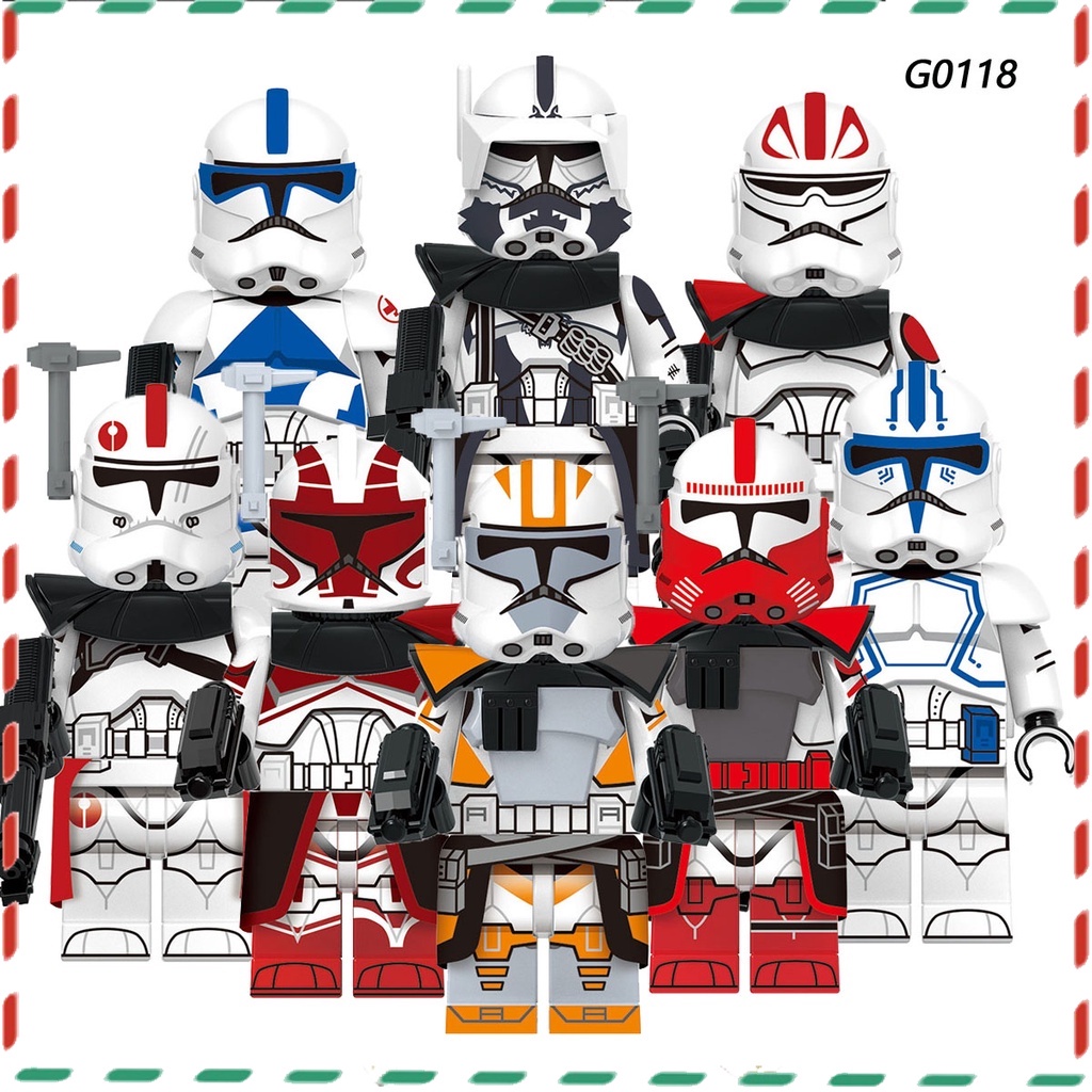 Movie series Legionnaires Star Wars Clone soldier assembled building ...