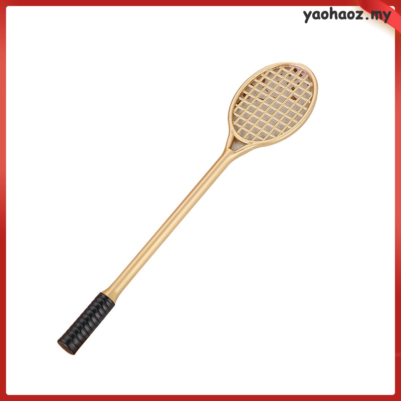 Black Gel Pen Tennis Racket Pens Liquid Cute Student Child yaohaoz ...