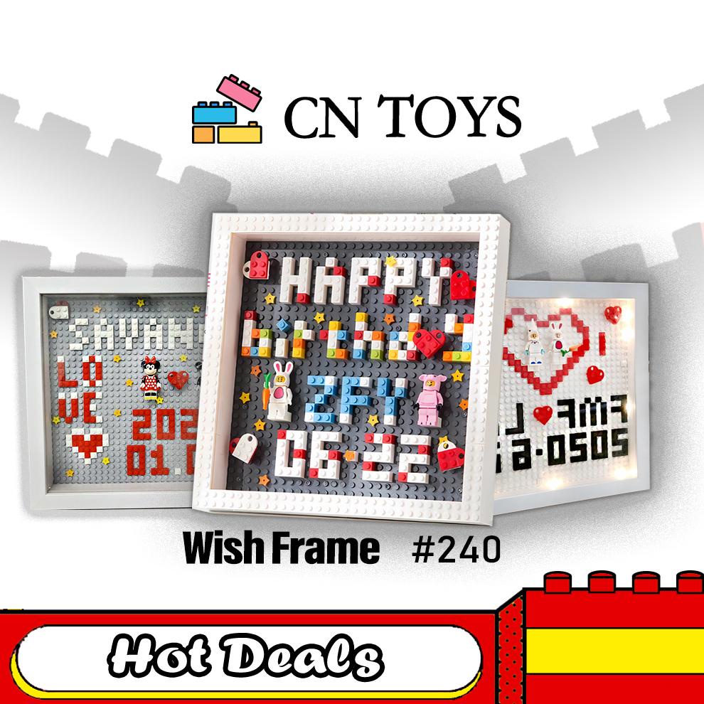 DIY Customization Frame Building Blocks Wedding Graduation Anniversary ...