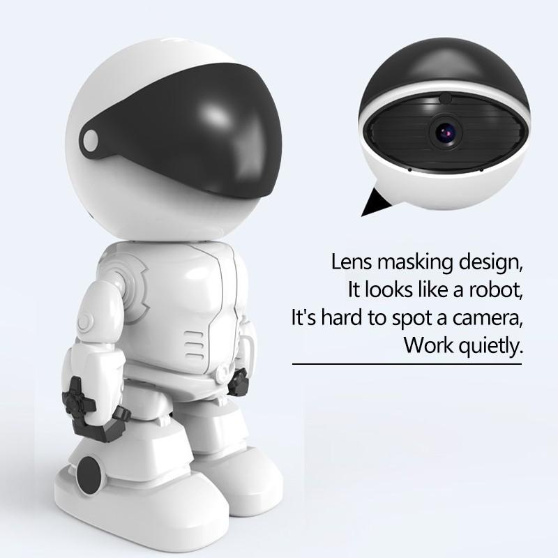 Smart Robot IP Camera 360°Security Camera WiFi Wireless Camera Smart ...