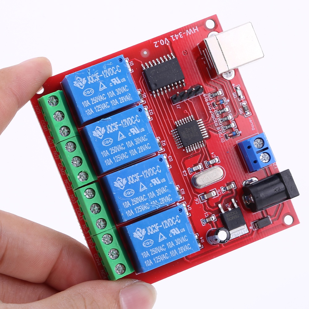 4/8 Channel USB Control Switch Drive-Free Relay Module DC 12V for Smart ...