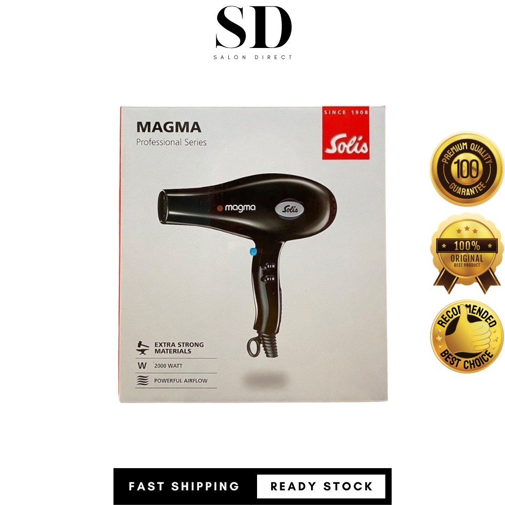 SOLIS MAGMA Professional Series Hair Dryer - 2000W | Shopee Malaysia