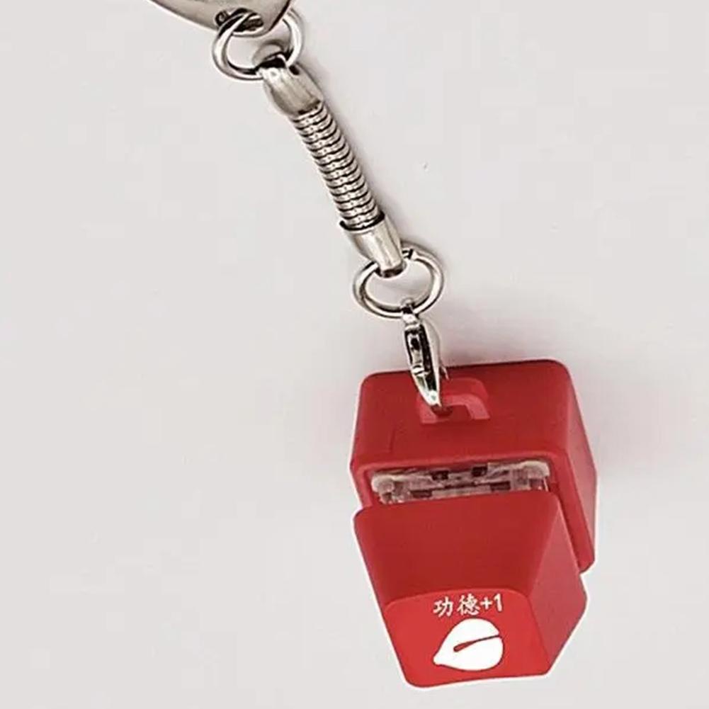 Decompression Button Luminous Percussion Wooden Fish Merit Keycap ...