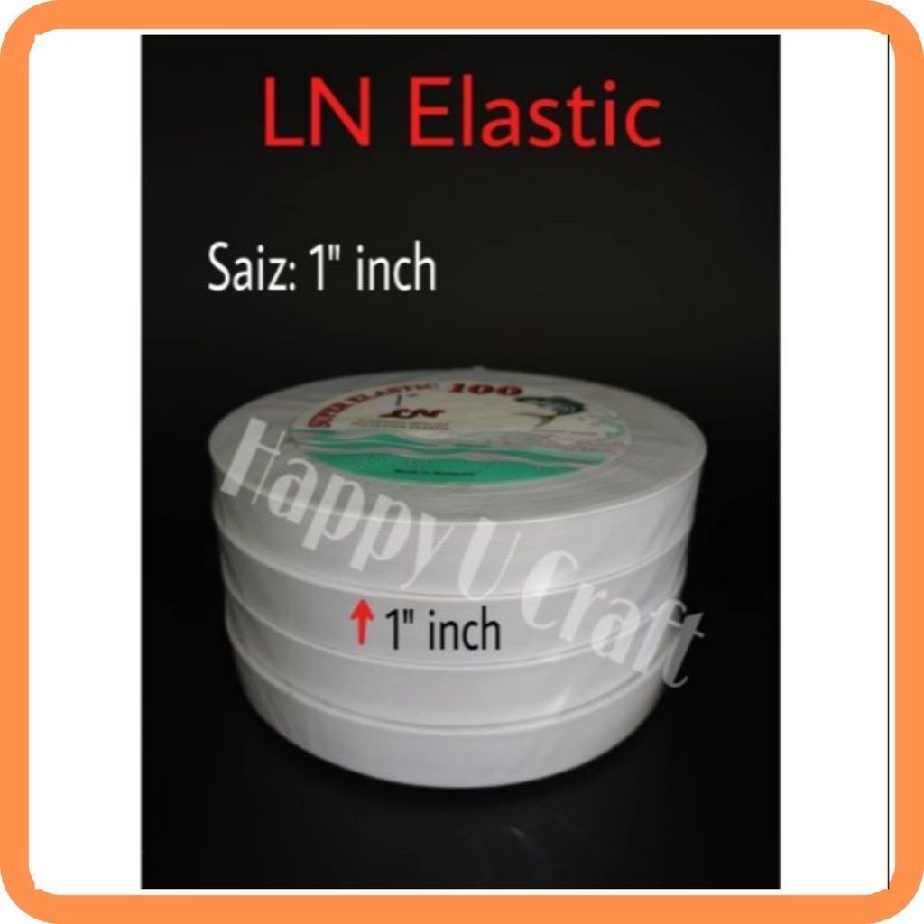 Elastic Band Fish 1" Inch Getah Seluar atau 3/4" inch Getah Seluar ...