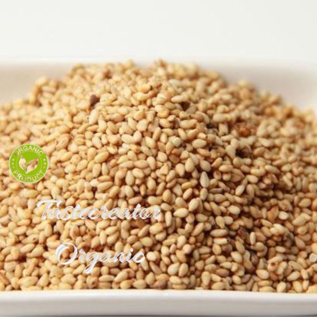 Roasted White Sesame Seed 1kg 熟芝麻粒 烤白芝麻 500g - 1kg Organic Roasted ...