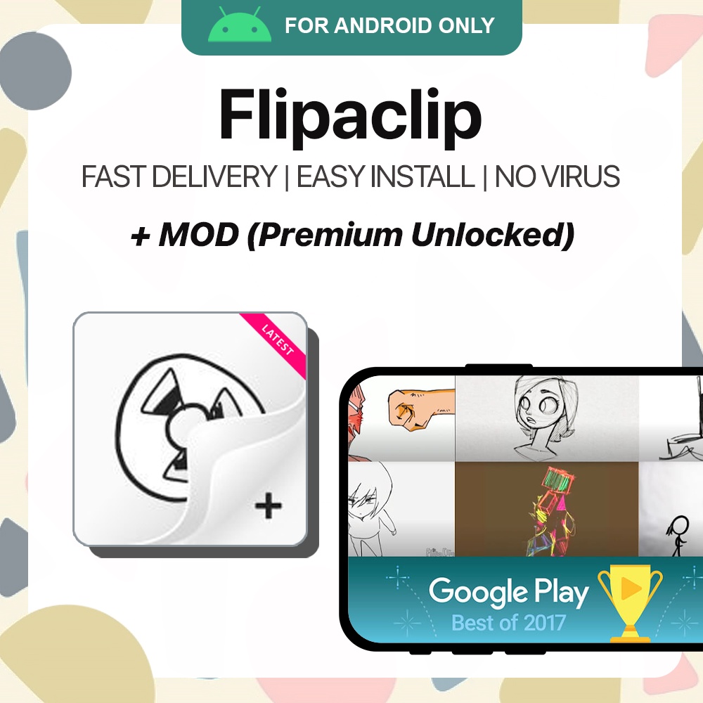 Flipaclip ⚡ Latest 2024 ⚡ Lifetime Premium ⚡ Android APP ⚡ Art & Design ...