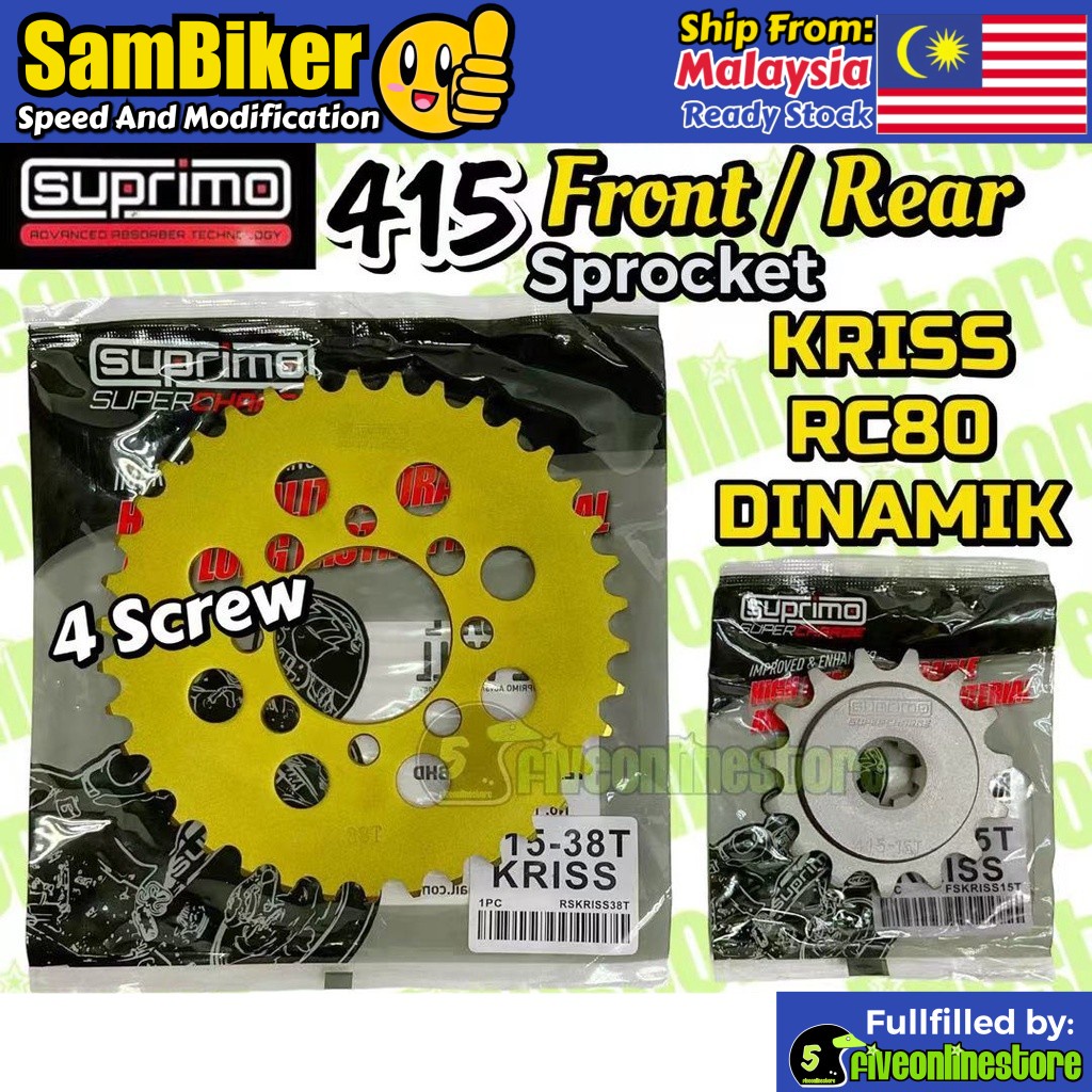 SUPRIMO 415 Kriss 1 2 120 110 MR1 MR2 CT112 ACE115 Dinamik RC80 Gold ...