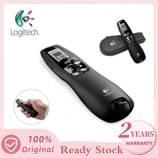 Logitech R800 Presenter Professional Wireless Presenter With Laser Pointer , Red Light | Shopee ...
