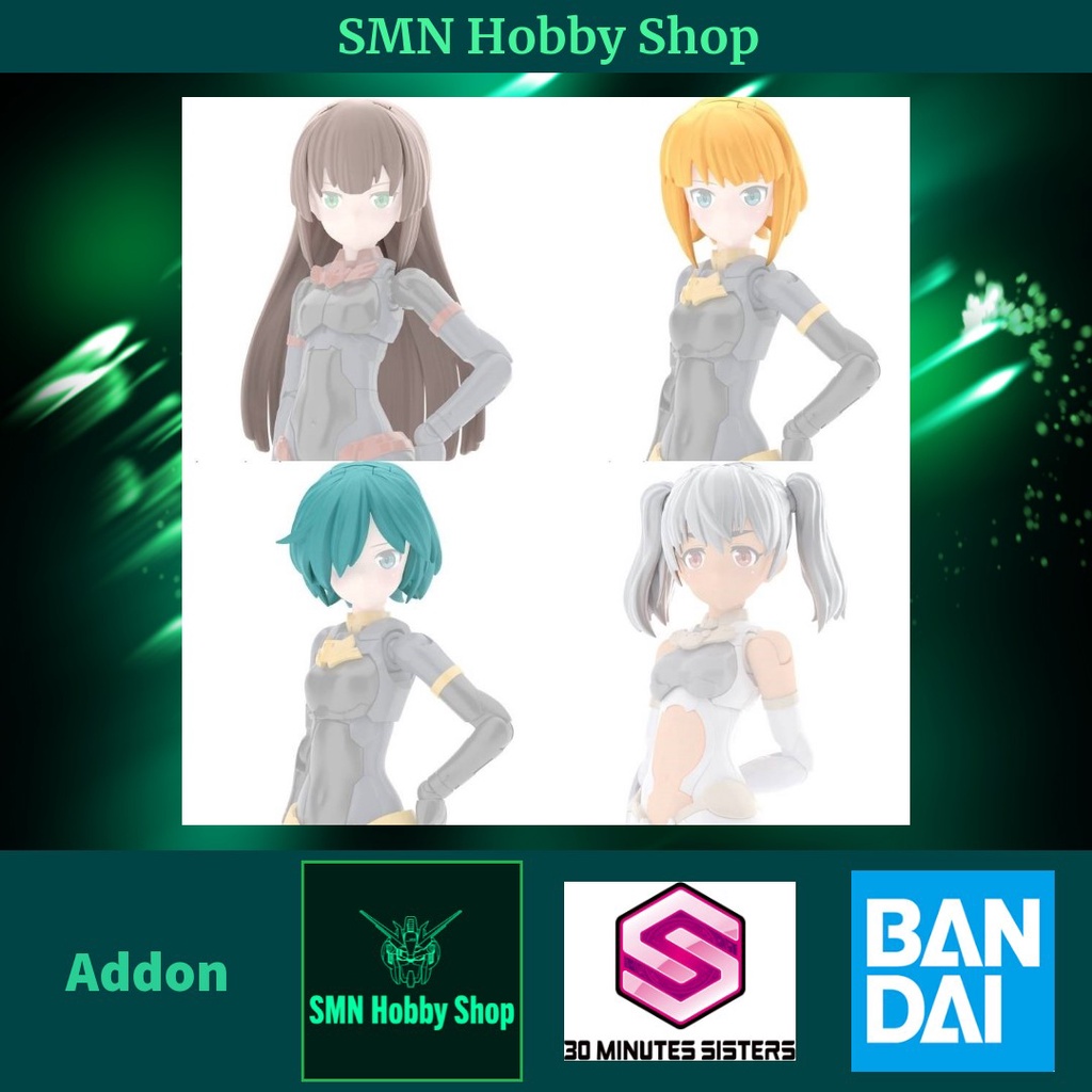 Mecha Waifu Girls Option Hair Style Parts All 4 Types Vol 5 Addon ...