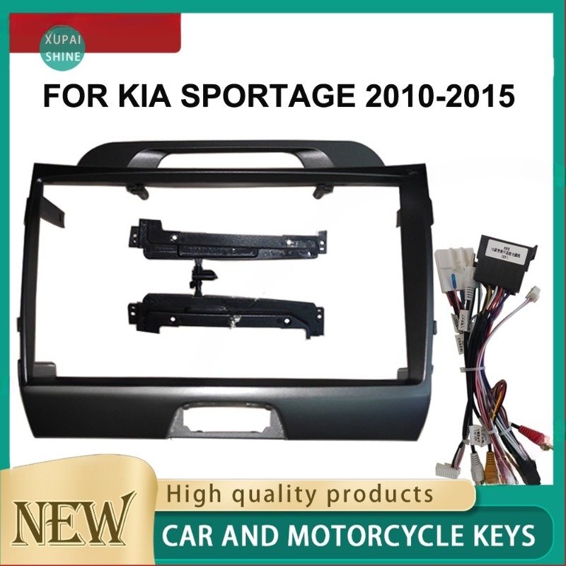 xps 9 Inch Car Radio Fascias Trim Kit Frame For KIA SPORTAGE 2010-2015 ...
