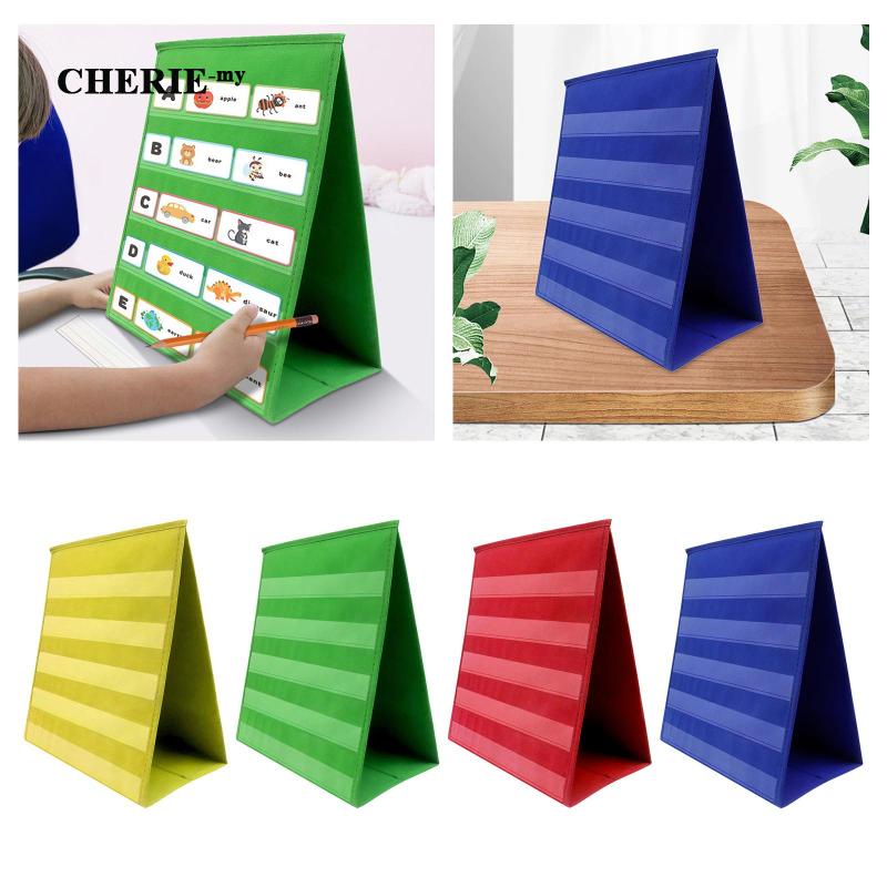 [In Stock] Double Sided Pocket Chart Table Desktop Pocket Chart ...