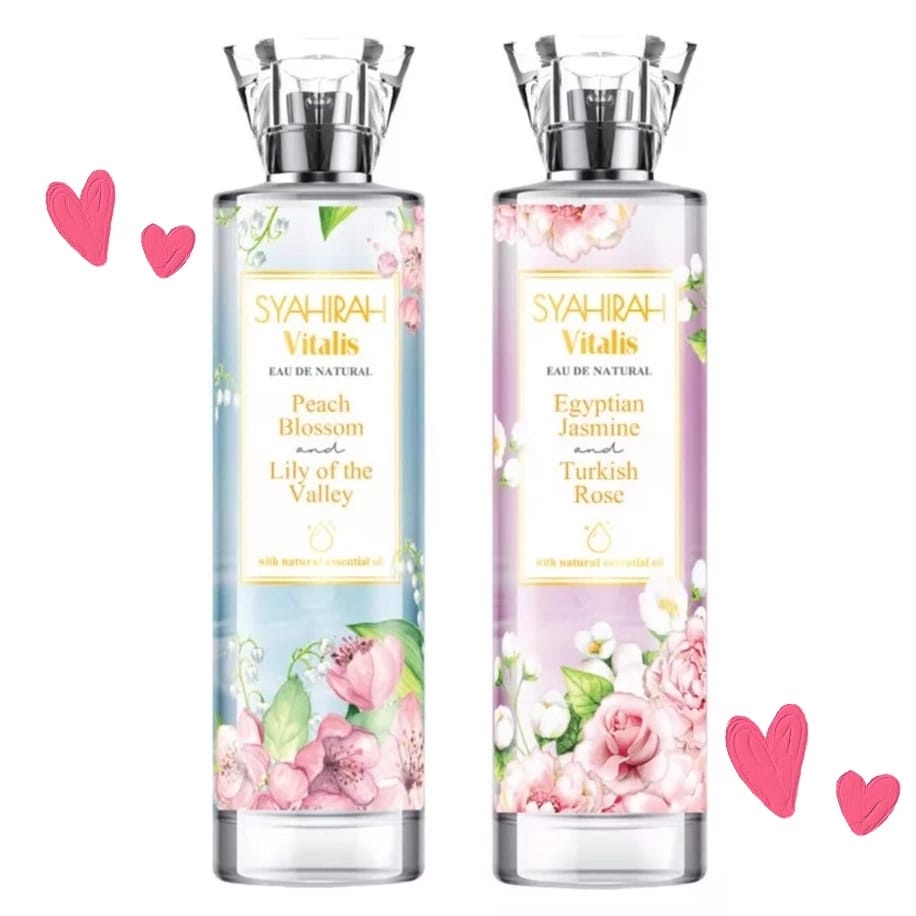 SYAHIRAH VITALIS PERFUME TURKISH ROSE PEACH BLOSSOM 100ML | Shopee Malaysia