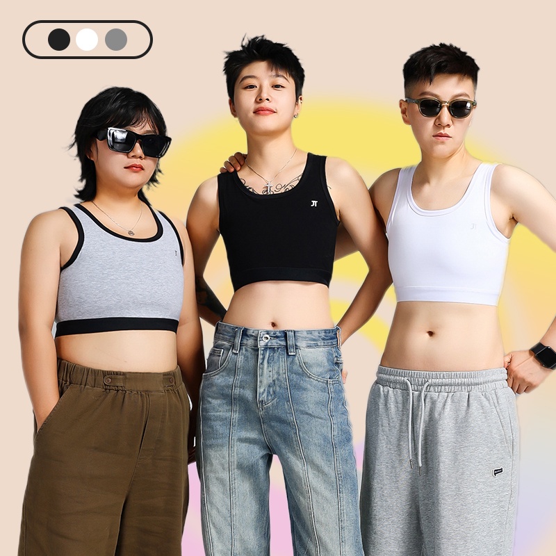 Breathable Pullover Chest Binder Baju Melayu Budak Breast Binder Plus