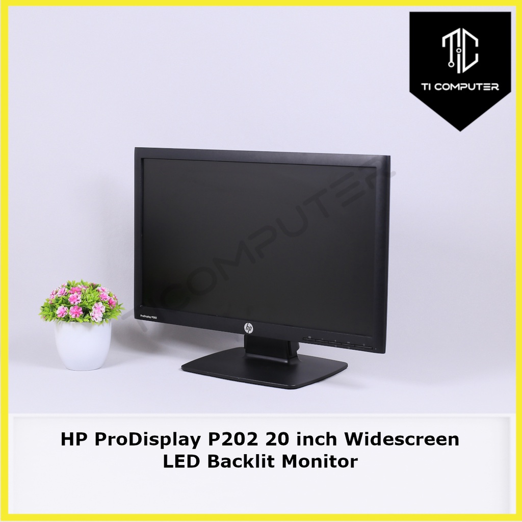 HP ProDisplay P202 20 inch Widescreen LED Backlit Refurbished Monitor ...