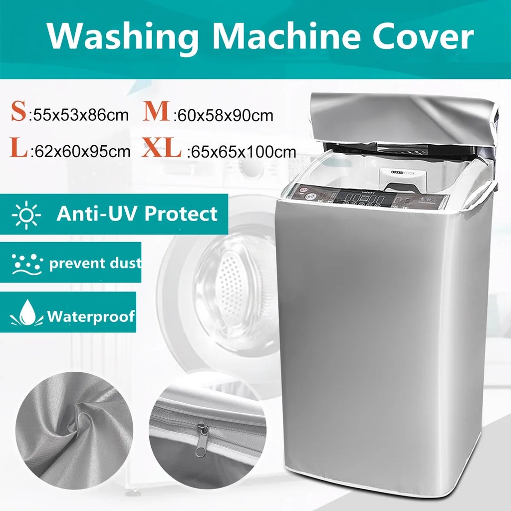 Washing Machine Cover Waterproof Dustproof Sunproof Case Protector ...