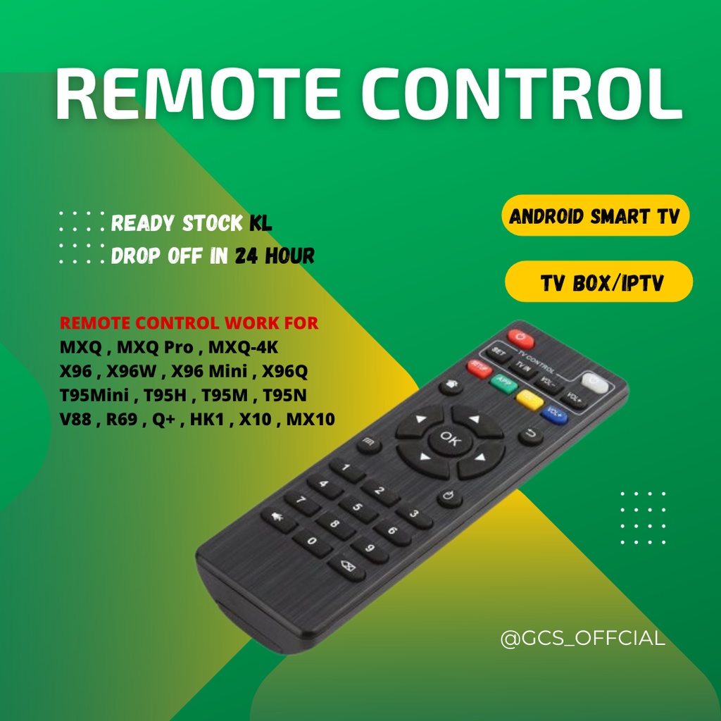 ‼️READY STOCK KL‼️ Remote Control X96 X96mini X96W Android TV Box IR ...