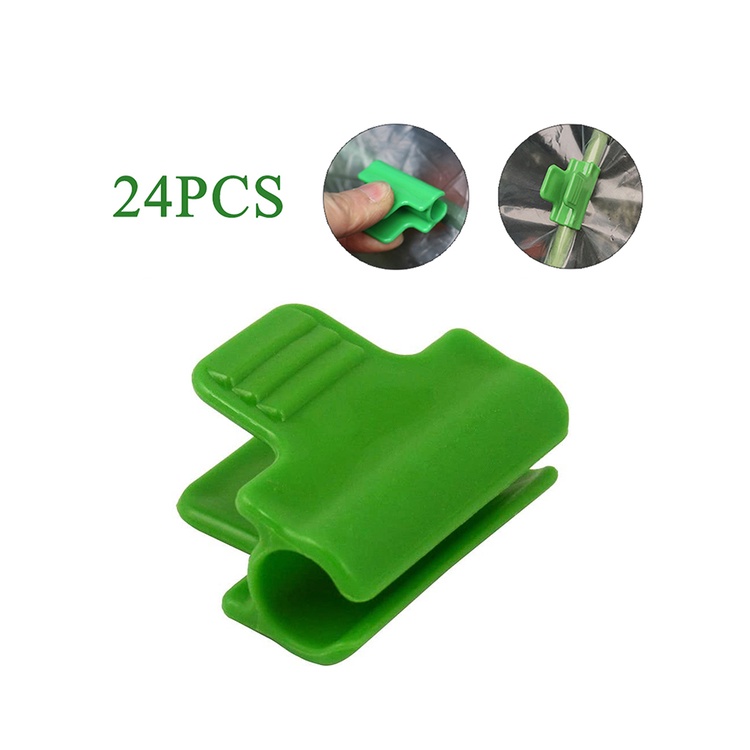 Clamp Greenhouse Film Buckle Tunnel Hoop Clips 24PCS Planting Support ...