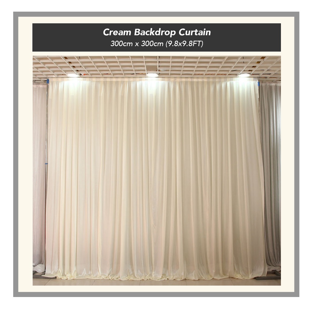 ACEVE DREAM READY STOCK IceSilk Backdrop Curtain Cloth Deco Wedding ...