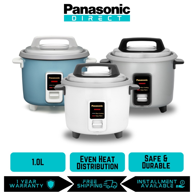Panasonic SR-Y10G 1.0L Conventional Rice Cooker SR-Y10GASKN (SILVER/BLUE/WHITE) | Shopee Malaysia