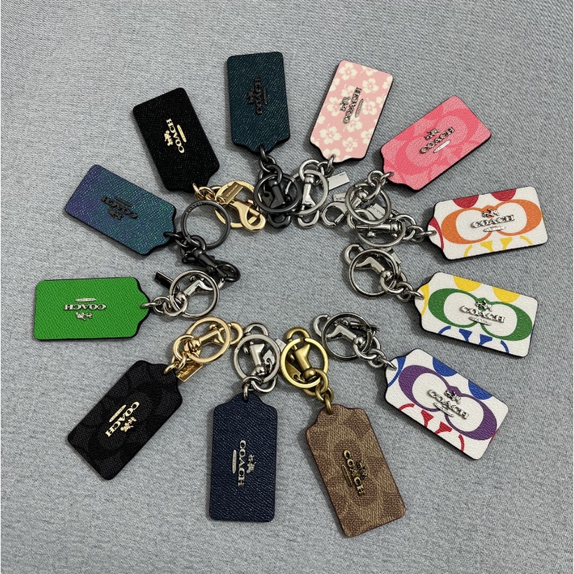 Coach Name Original Leather Tag | Shopee Malaysia