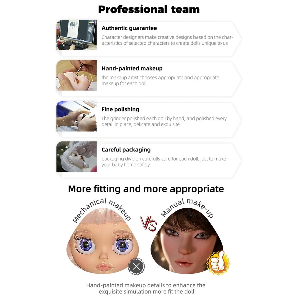 Patricia Bjd Doll 1/4 Caporos Reborn Dolls Blythe Bratz AmericanGirl ...