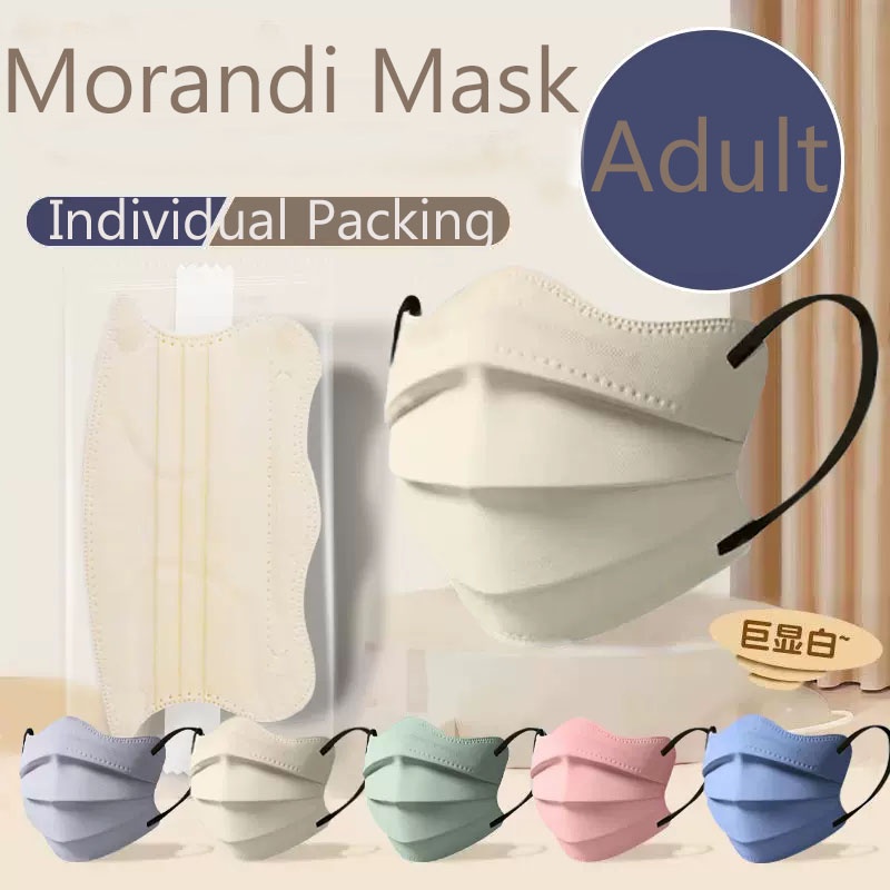 Adult Morandi Style colour 3plymask DisposableMask Navy/Yellow/Green ...