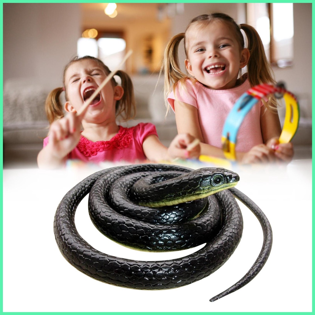 Rubber Snakes Realistic Fake Snake Toy Realistic Snake Long Rubber ...
