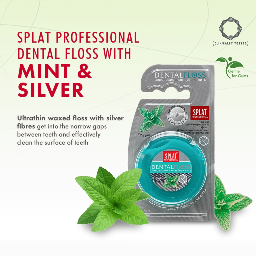 SPLAT Dental Floss - Extra Mint [30m] | Shopee Malaysia