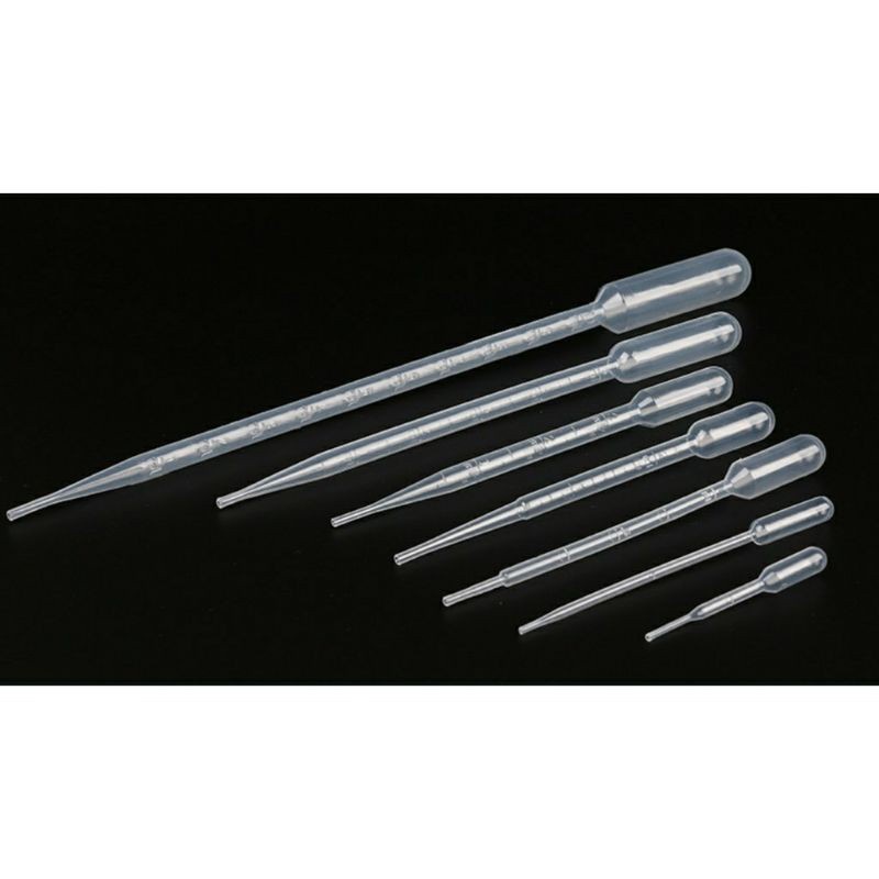 0.1/0.51/2/3/5/10mL 100pcs Pipette Disposable Plastic Droppers Transfer ...
