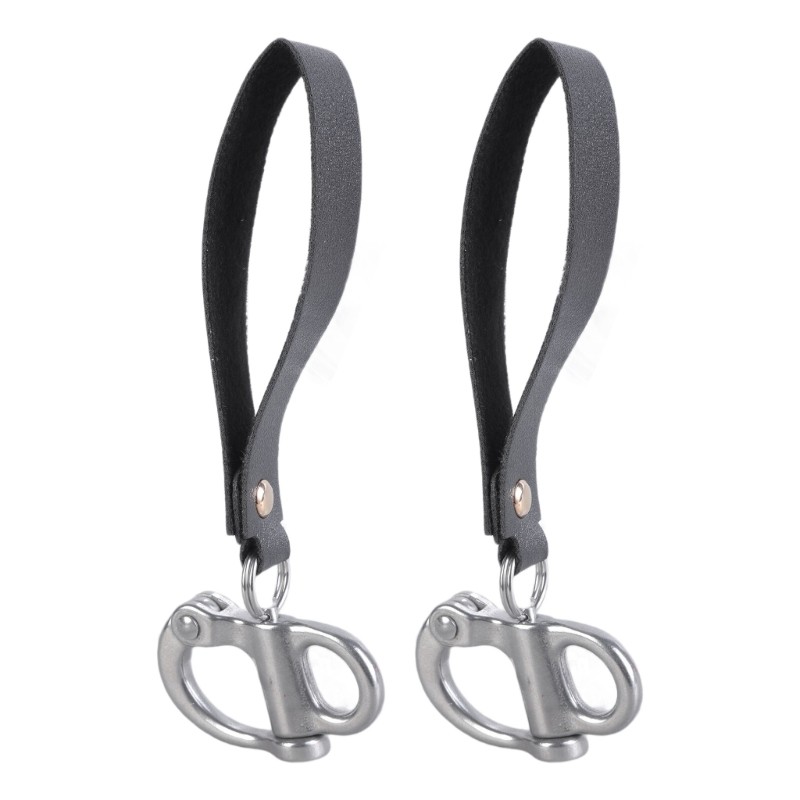 PCF* 2Pcs SCBA Quick Release Clip with Leather Handle Quick Release ...