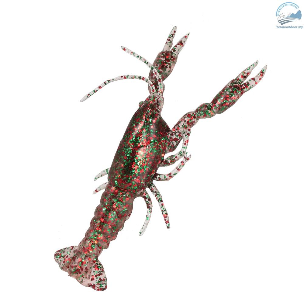Lixada Arrival] Lure Bait Claw Bait Soft Swimbait Soft Crawfish Lobster ...