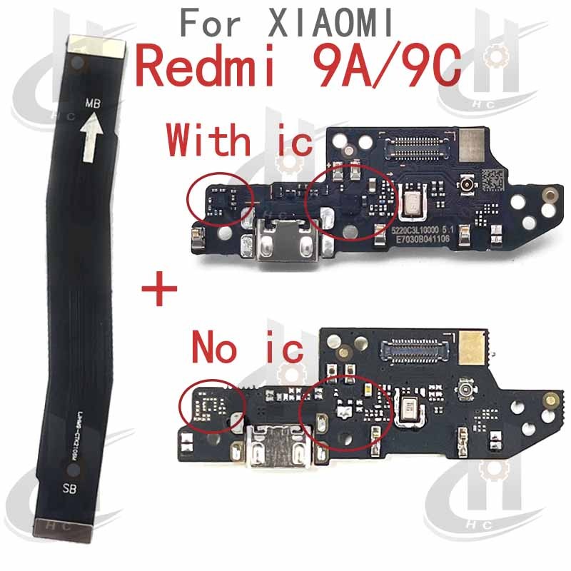 New For Xiaomi Redmi 9A / 9C Charger USB Connector Dock Charging Port ...