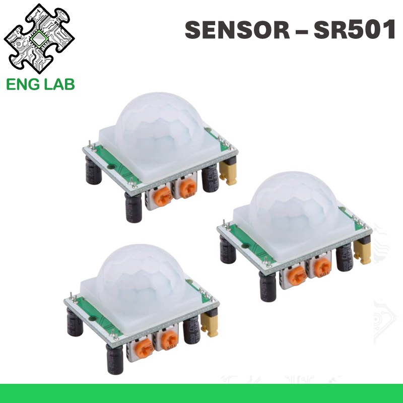 ENGLAB★SR501 Infrared Pyroelectric Sensor Human Body Motion Detection ...