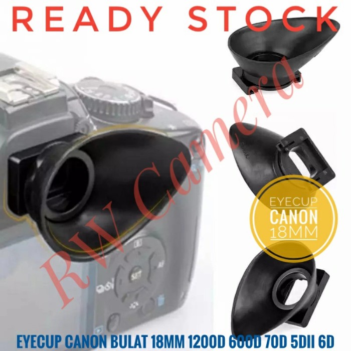 Canon Round Eyecup 18mm Rubber View Finder Eye Cup 5D 5D mark II 1200D ...