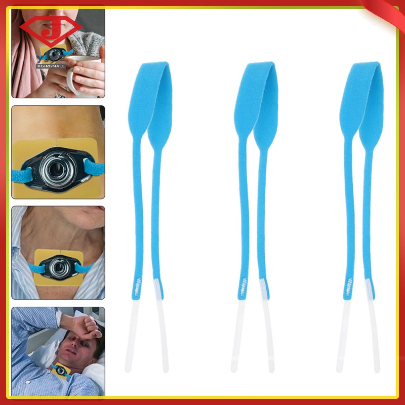 3 Pcs Breathable Neck Fixing Bands Sponge Tracheostomy Strap Catheter ...