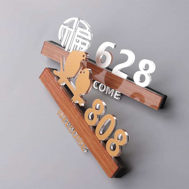 Door Plate Number Plate Home Number Card Room Hotel Signboard Notice ...