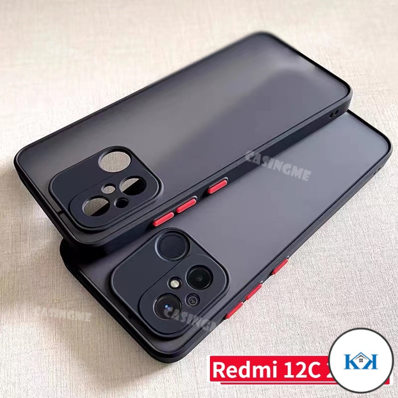 KK Redmi 12C 2023 Shockproof transparent matte Casing phone case ...