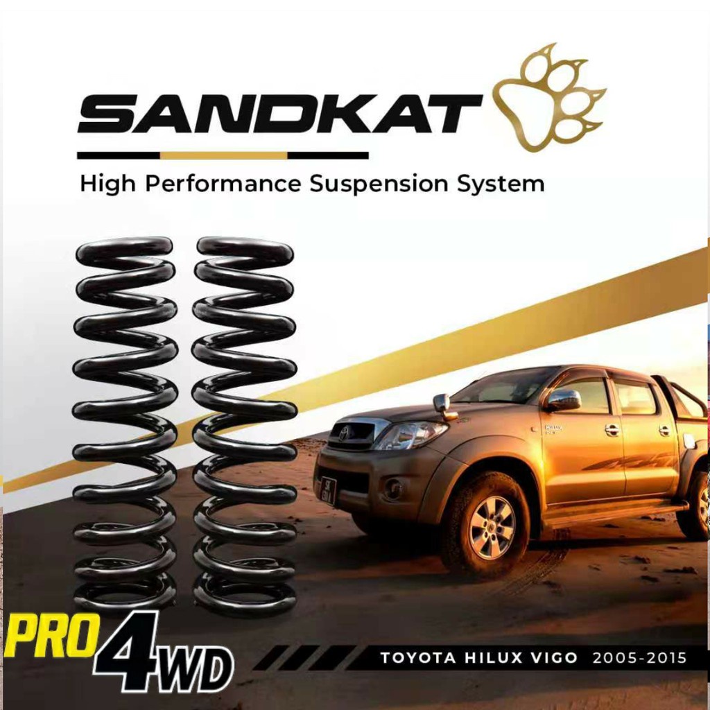 Sandkat 4x4 For Toyota Hilux Vigo Kun 25 /26 Coil Spring 1Pair (Front ...