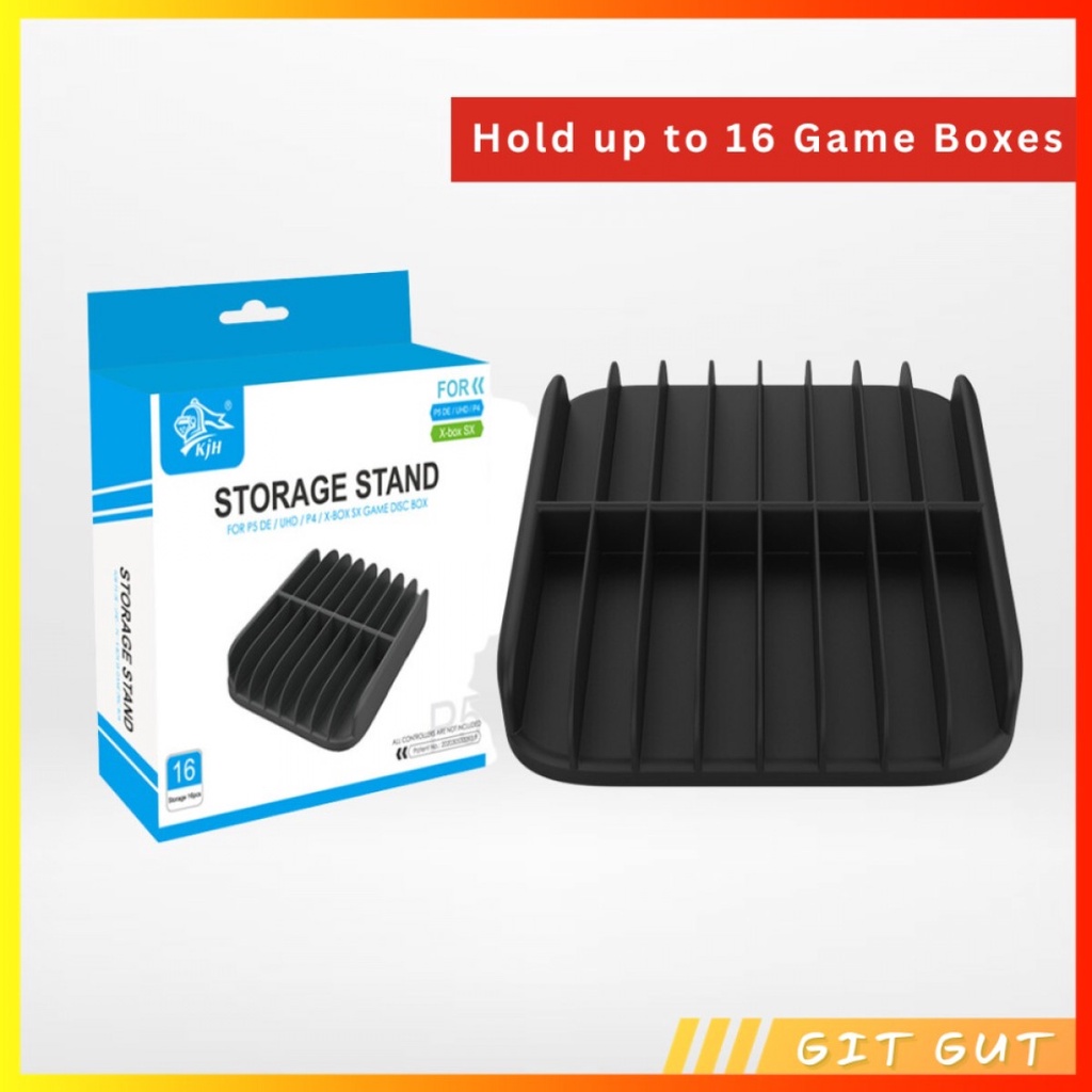 Ps4 PS5 Xbox 16 BD Game Box Storage Stand Rack Cassette Storage ...