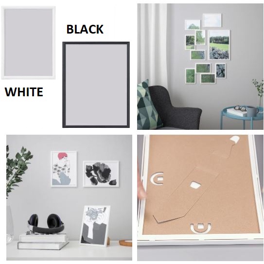 YLLEVAD Photo Frame / Picture Frame white 13x18 cm 5R frame dinding ...