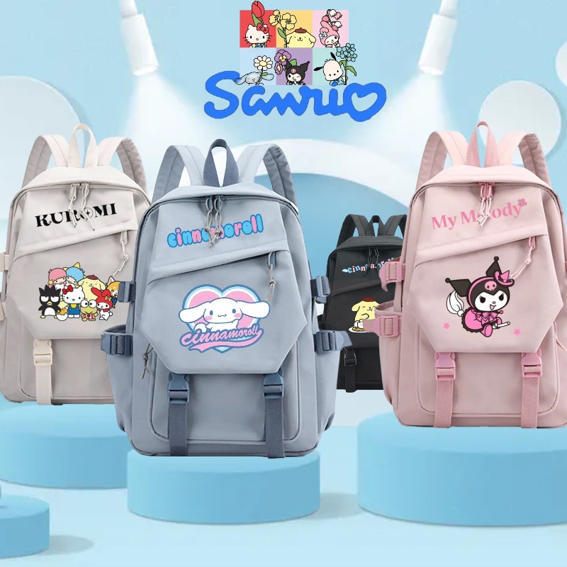 Sanrio Fashion Korean Edition Backpack Large Capacity Student School ...