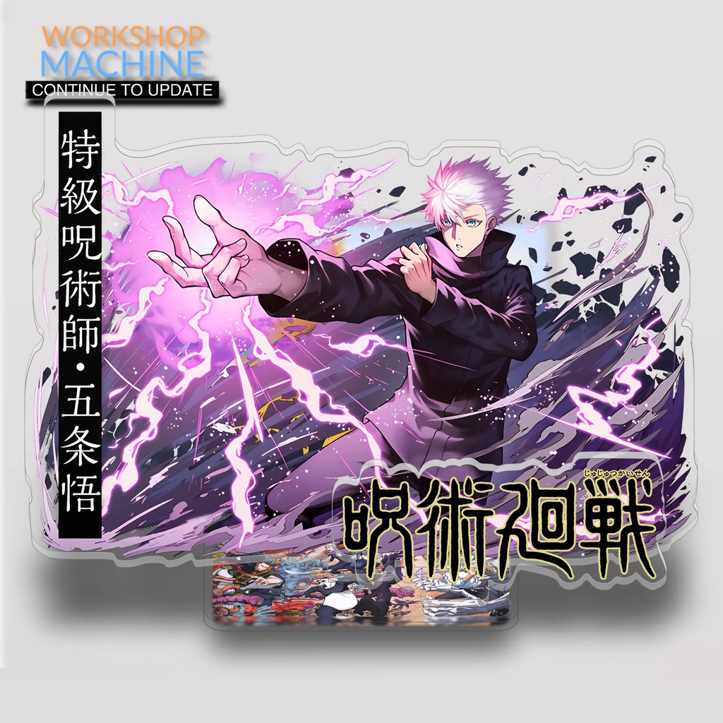 Standee model Jujutsu Kaisen Anime Gojo Satoru Megumi Itadori Yuji ...