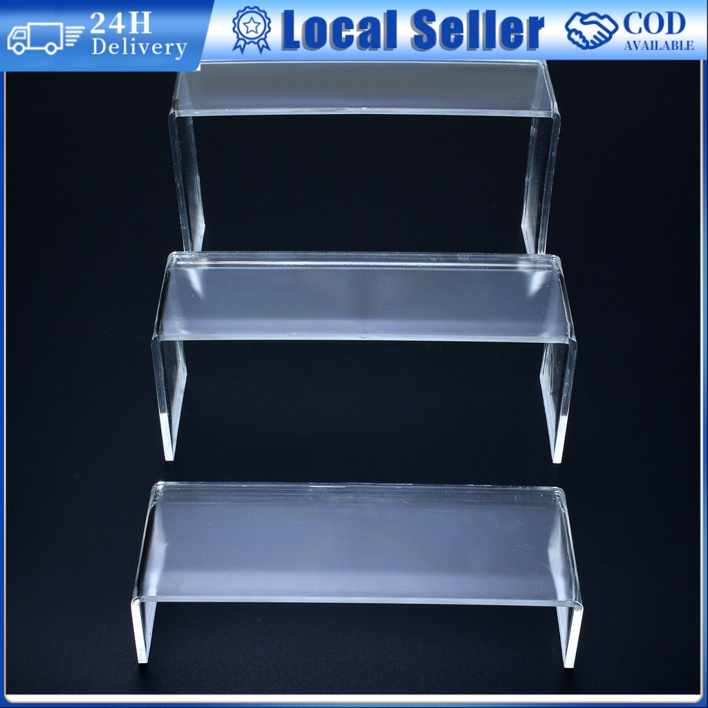 3Pcs Acrylic Display Stand Clear U Shape Display Stand Lightweight ...