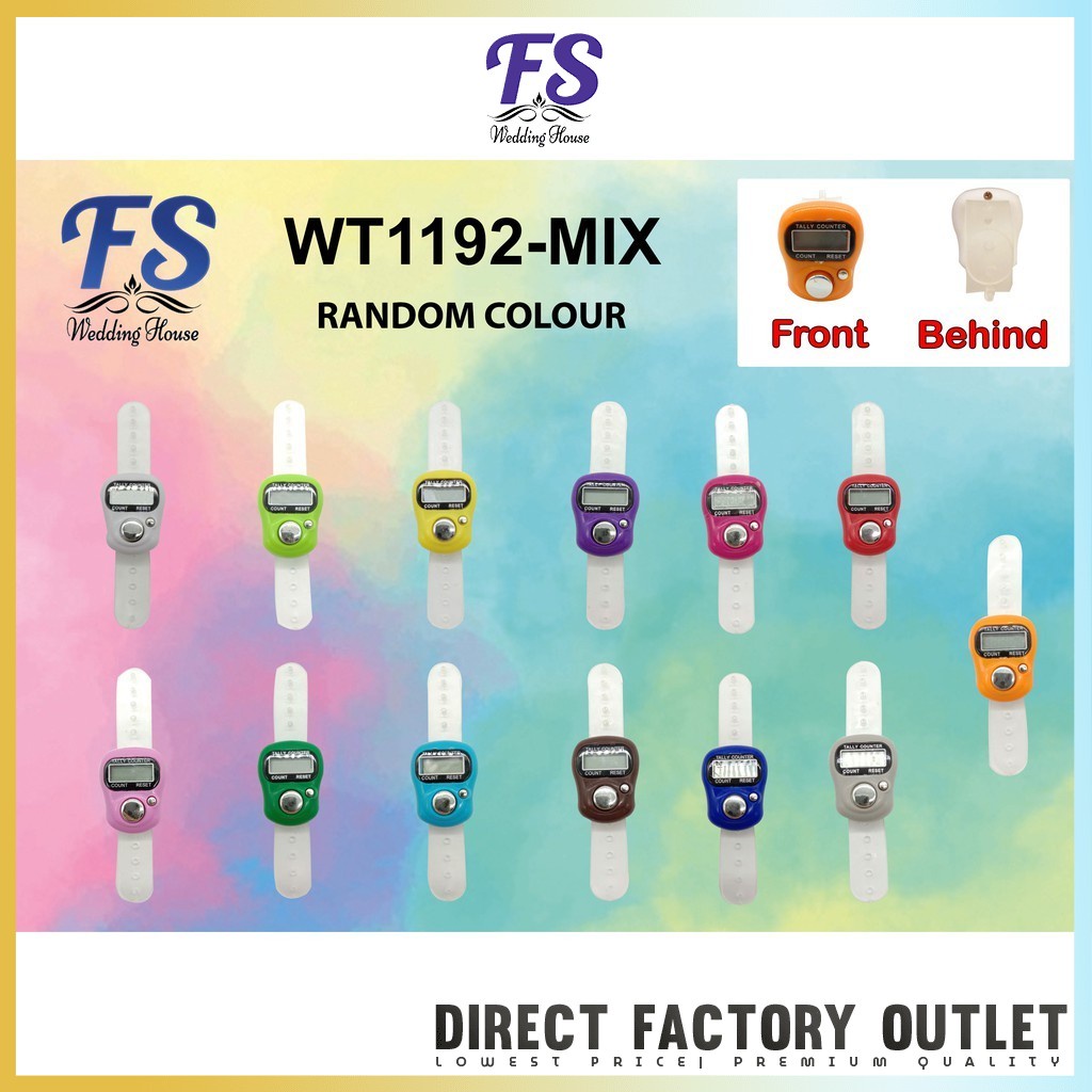 1 PCS/ TASBIH DIGITAL /TASBIH MANIK/ DIGITAL MURAH /DIGITAL FINGER COUNTER/TASBIH QUALITY ...